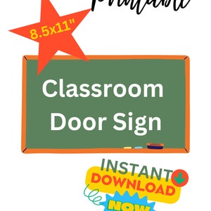 Food Allergies Alert Classroom Door Sign - Etsy