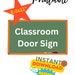 Food Allergies Alert Classroom Door Sign - Etsy