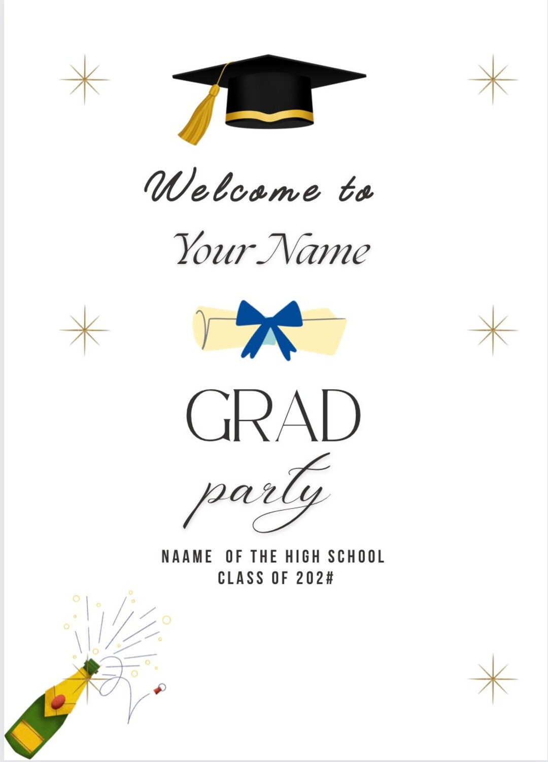 Instant Download Printable Gradation Card Congratulations Graduate ...