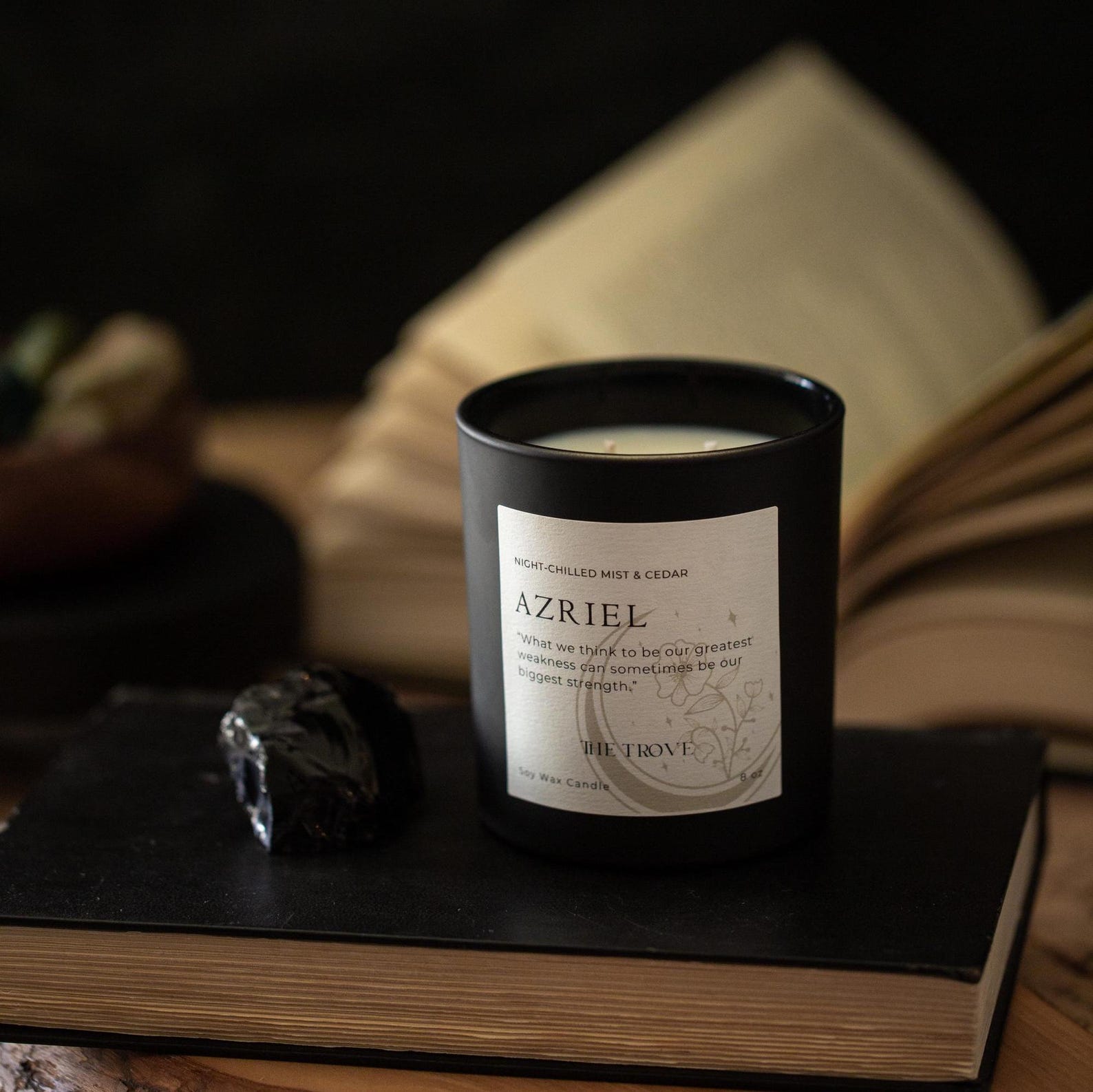 Azriel 8oz Candle OFFICIALLY LICENSED by SJM Book Scented Candle ...