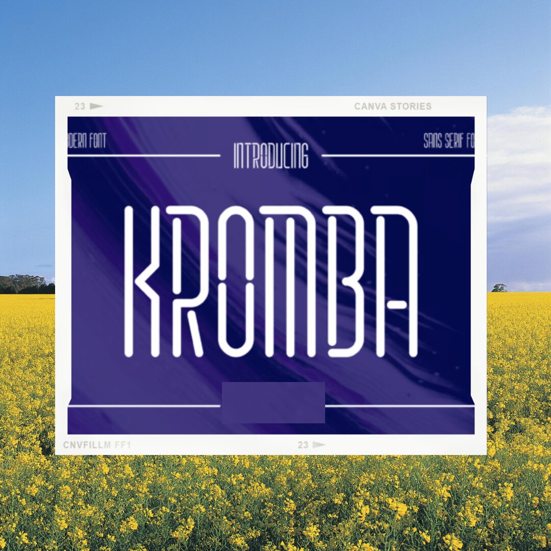 Meet Kromba Procreate Font Christmas Font, Sans Serif, Holiday Font ...