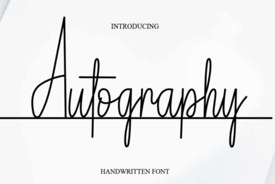 Autography Font, Calligraphy Fonts, Crafters Font, Rustic Fonts, Bold ...