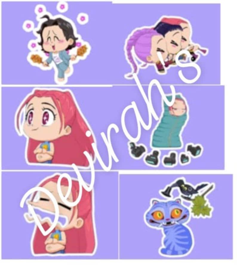 Kpop Demon Hunters Printable Stickers 2 - Etsy