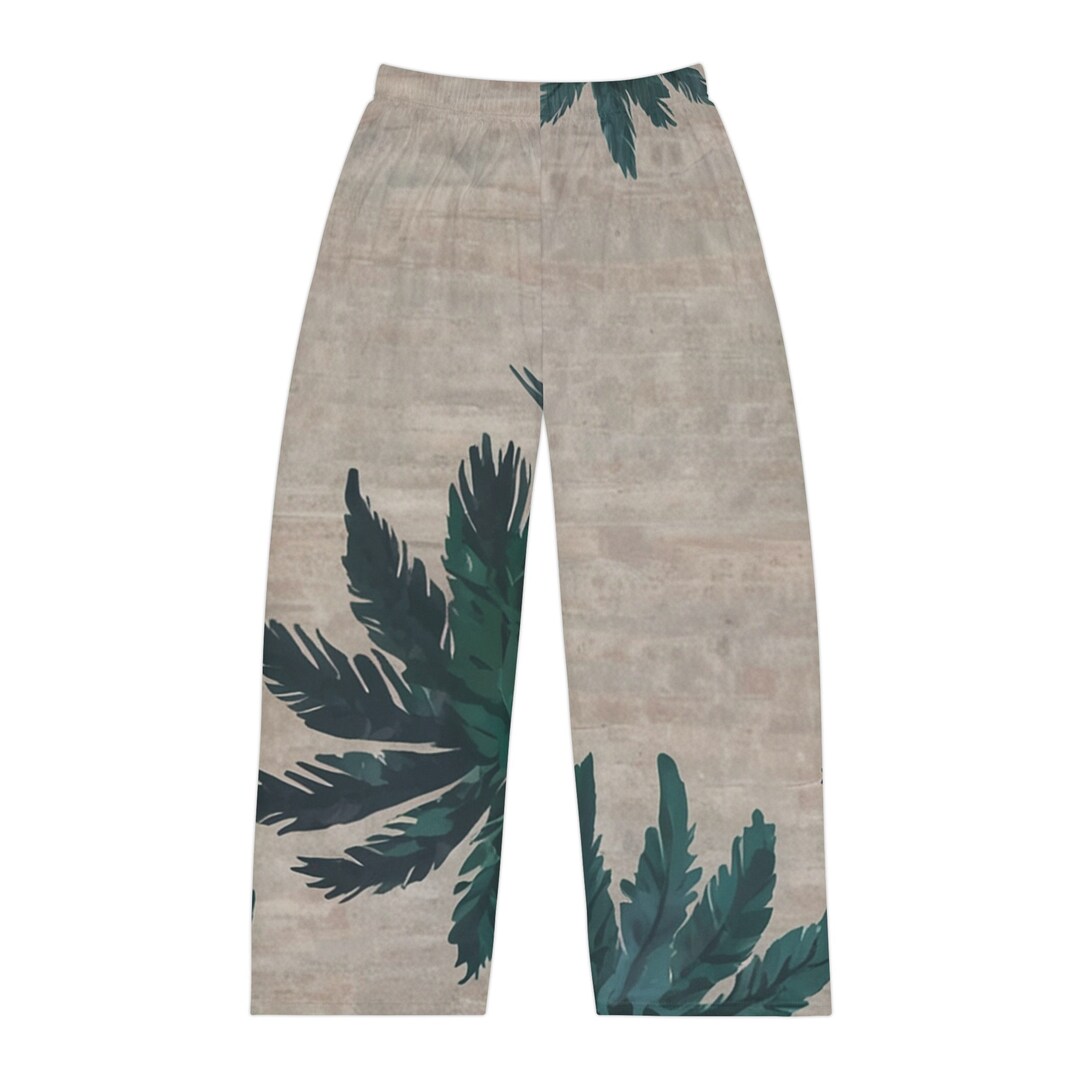 Palm Tree Men's Pajama Pants Summer, Spring, California - Etsy