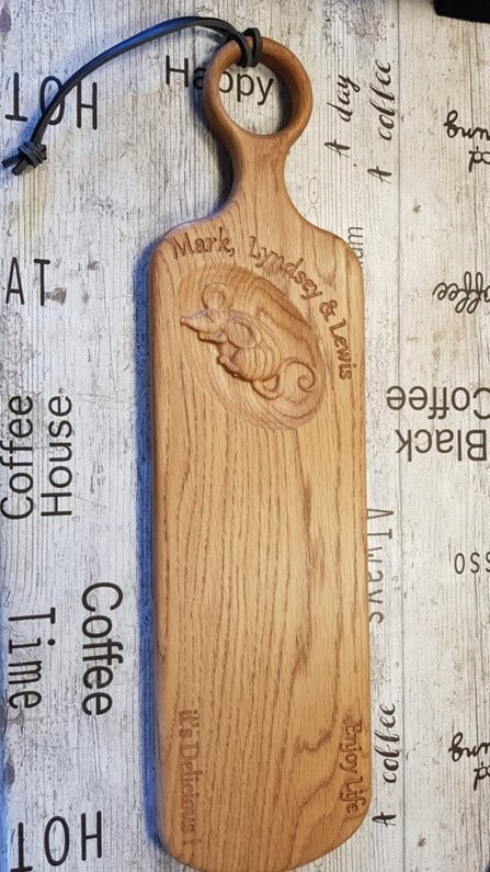 Cheese Board - Solid Oak - Etsy