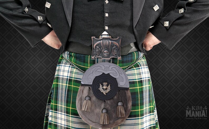 Elegant Pewter Highland Cow Kilt Belt Buckle – Traditional Scottish ...