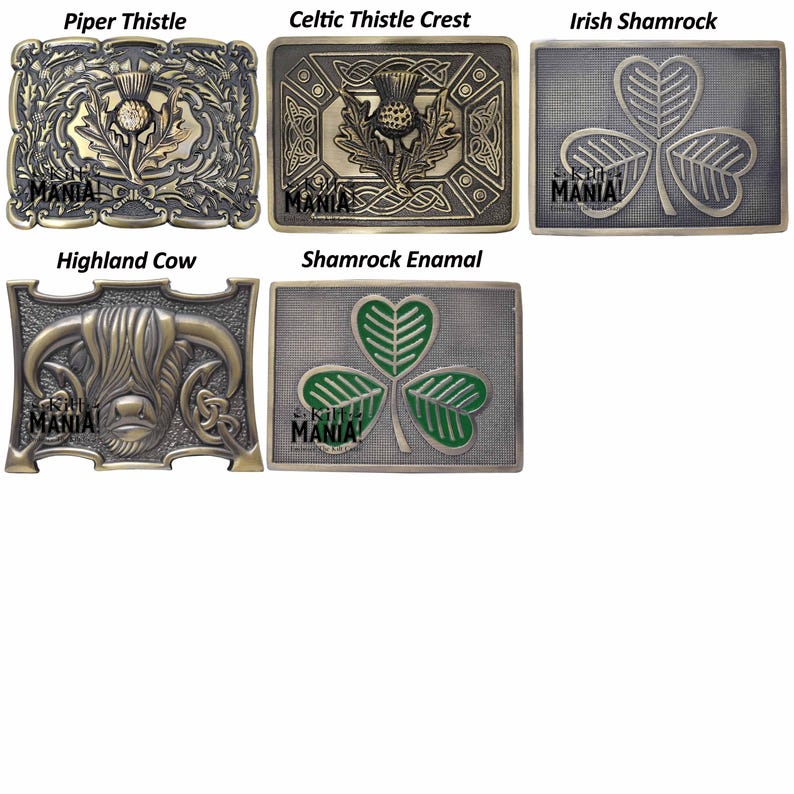 Scottish Kilt Belt Buckle for Men Celtic Knot Antique Finish Buckles ...