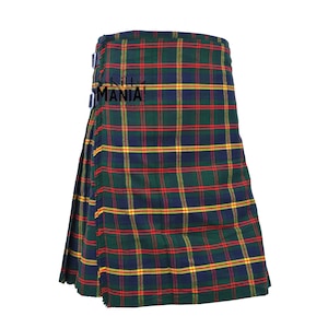 Scottish Tartan Kilts - Highland Kilt 8 Yards 16oz Acrylic Wool ...