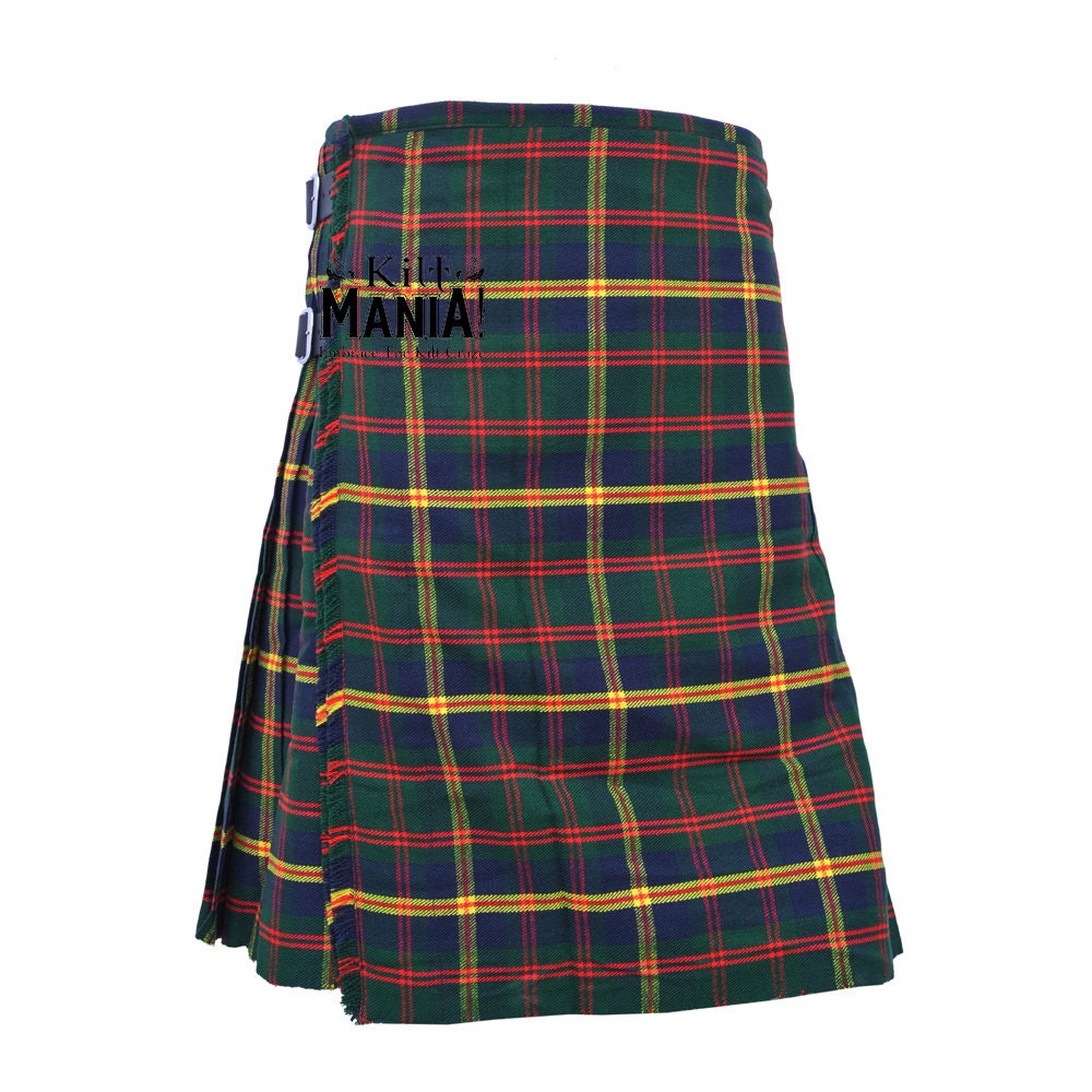 Scottish Tartan Kilts Highland Kilt 8 Yards 16oz Acrylic Wool Handcrafted Men's Dress Available ...