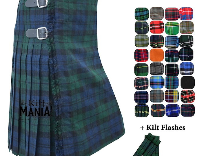 Royal Stewart Tartan Real 6 Yard Kilt by Highland Cutfitters John ...