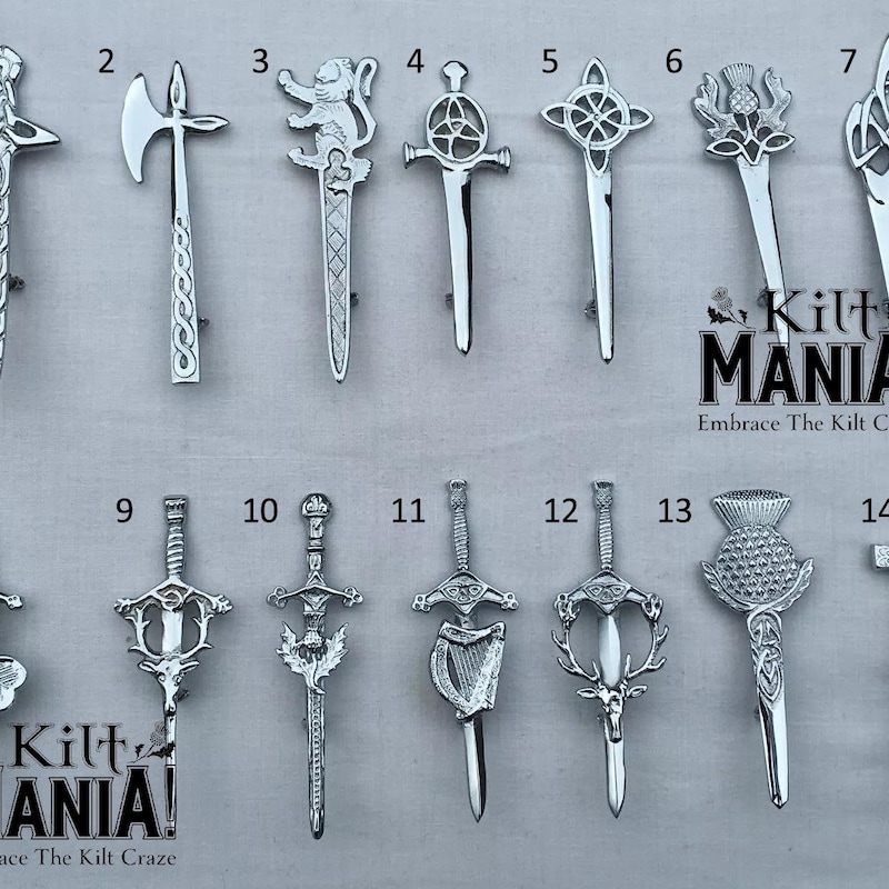 Kilt Pin With Custom - Etsy UK