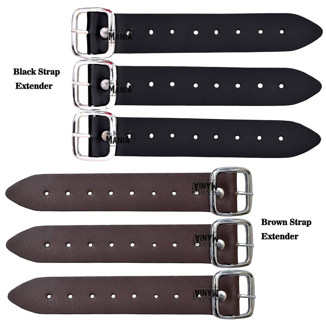 Kilt Strap Extender Premium Leather Strap - 1.25 Inch Wide - Highland ...