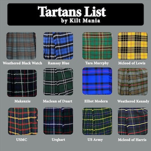 Complete Traditional Wedding Kilt Set - Men's Tartan Outfit With ...