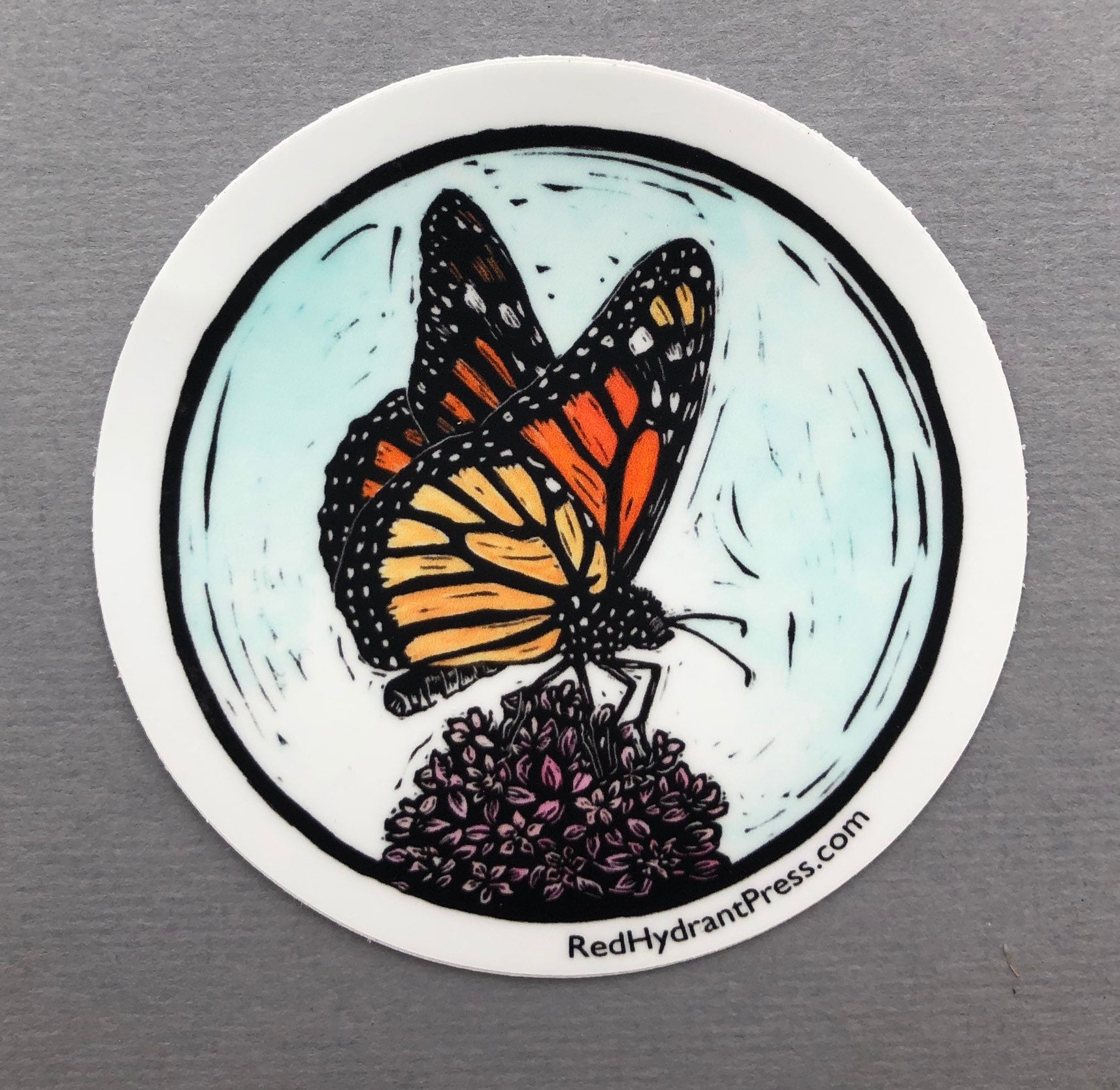 Monarch Butterfly Sticker - Etsy