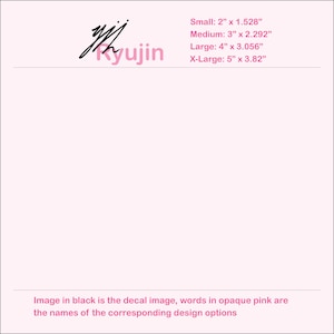 ITZY Decals | Logo and Signature | Vinyl Stickers | Yeji | Ryujin | Lia ...