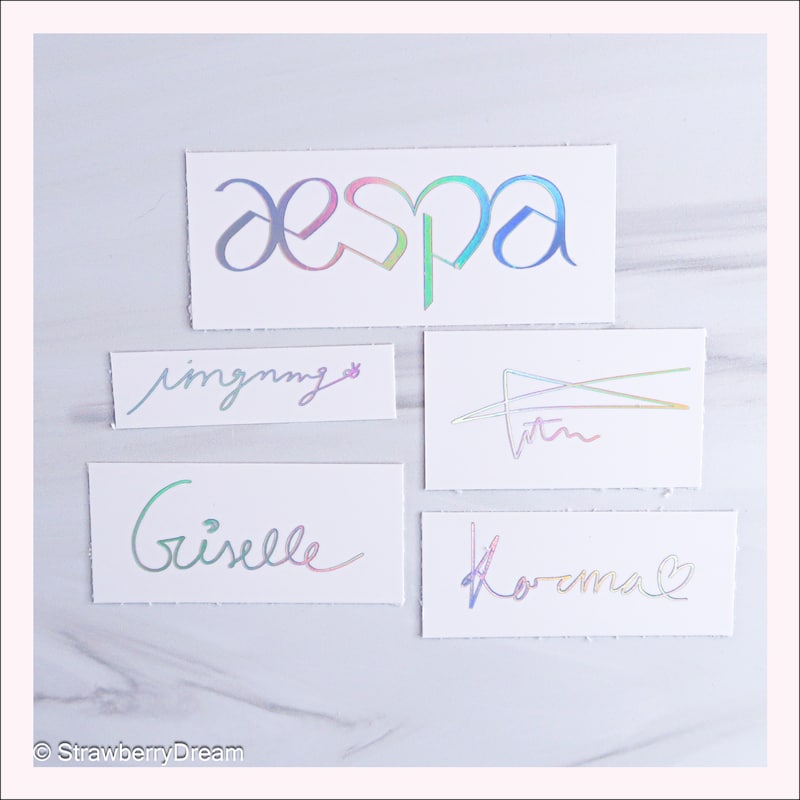 Aespa Sticker Vinyl - Etsy