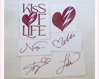 Kiss of Life (KIOF) Lightstick Stand - Etsy