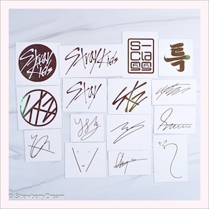 Stray Kids Decals | Logo and Signature | Vinyl Sticker | Stay | SKZ ...