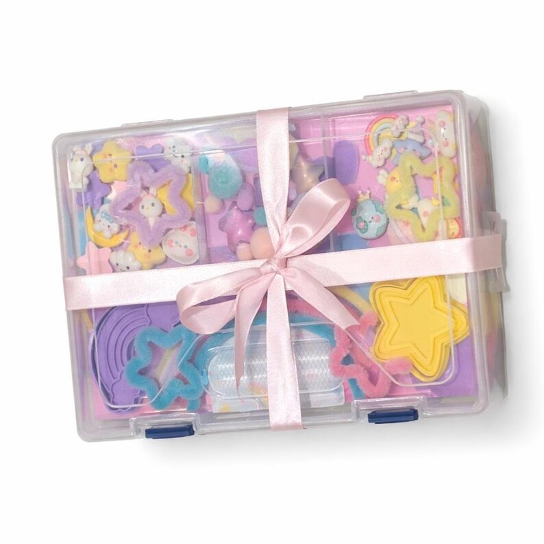 Pastel Playdough Kit "rainbow Bunny Dreamscape" – Bunny, Stars & Dreamy ...
