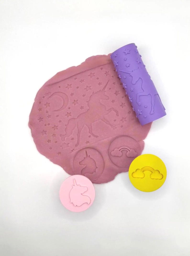 Unicorn Playdough Kids Gift Set - Unicorn Sensory Playdoh Jar 3D ...