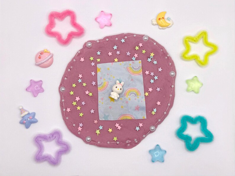 Pastel Playdough Kit "rainbow Bunny Dreamscape" – Bunny, Stars & Dreamy ...