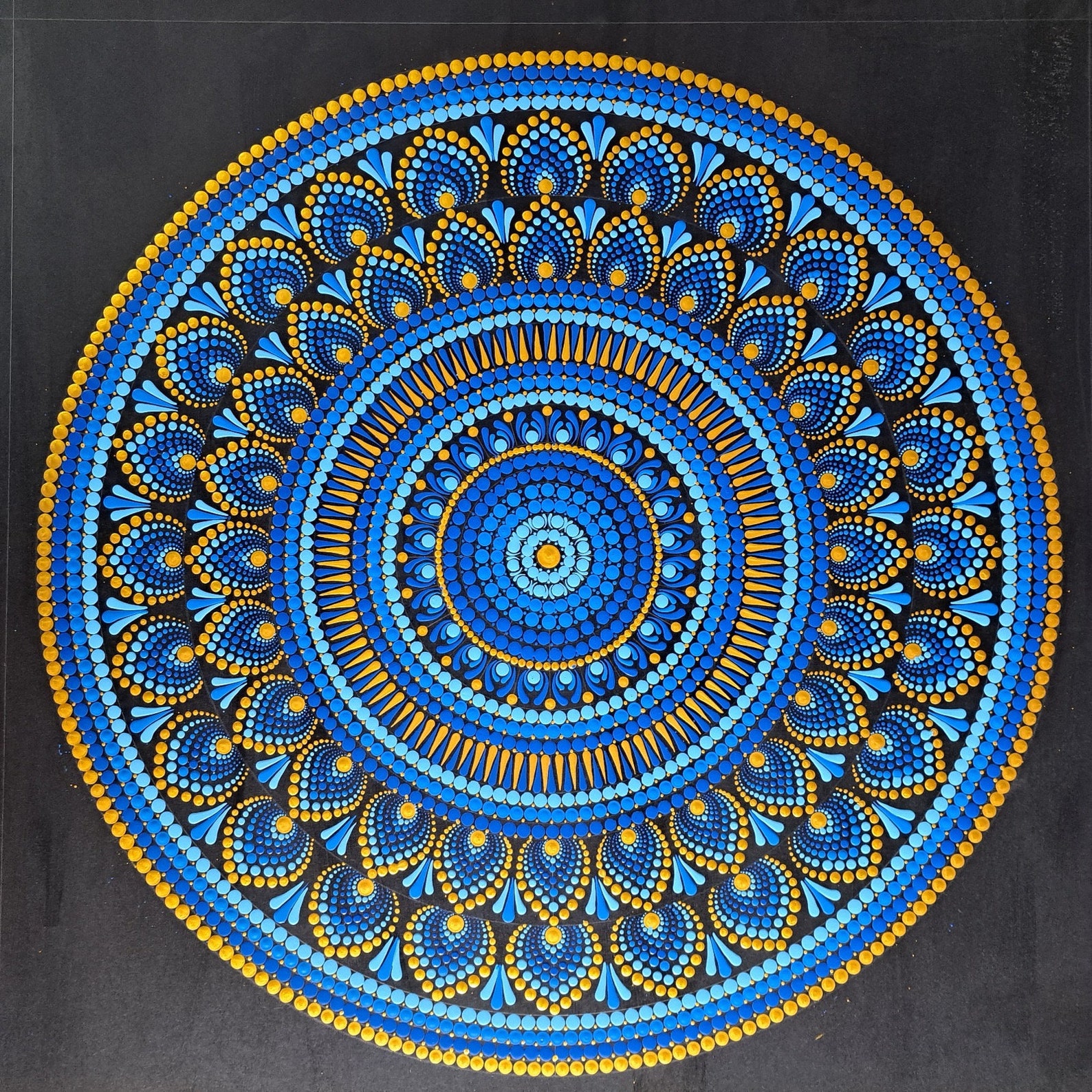 Handpainted Mandala - Etsy