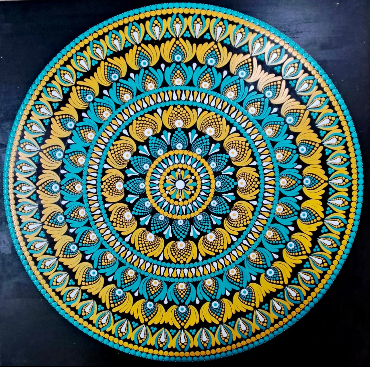 Handpainted Mandala - Etsy