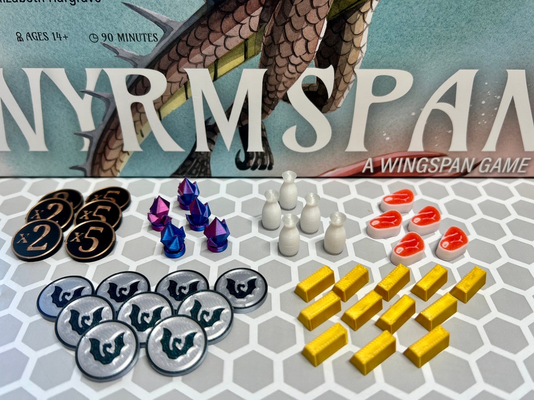 Wyrmspan Resources & Tokens / Wyrmspan Compatible / 3D Printed - Etsy