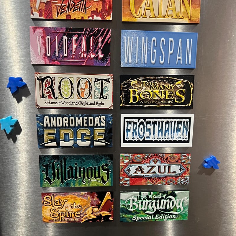 Logo Game Board Set - Etsy UK