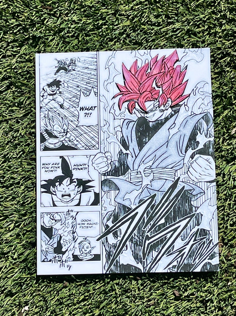 Dragon Ball Super Goku Black Panel Textured Wall Art, 8x10 Inches, 3D ...
