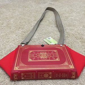 The Good Earth LEATHER Book Purse by Pearl S. Buck Handbag Pocketbook ...