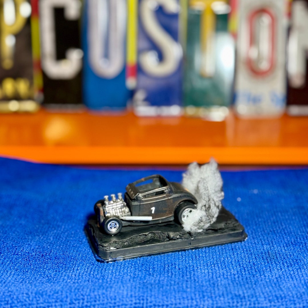 Custom 32 Ford Hot Wheel rat Rod Style Diorama - Etsy