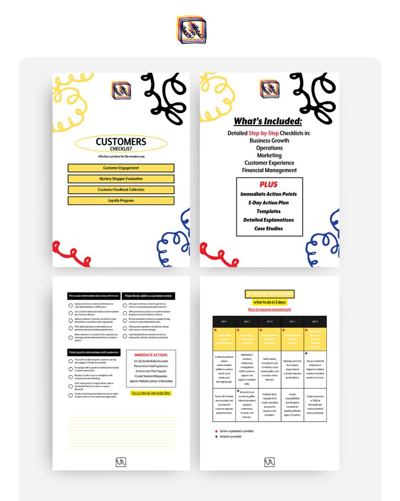 Customer Experience Checklist Bundle - Etsy