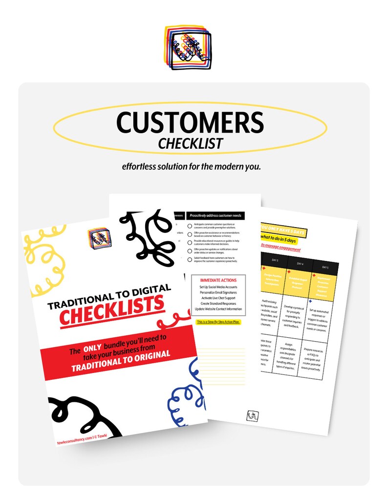 Customer Experience Checklist Bundle - Etsy