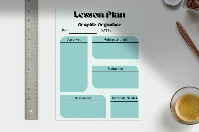 Lesson Plan Graphic Organizer, Green - for Teachers, Administration ...