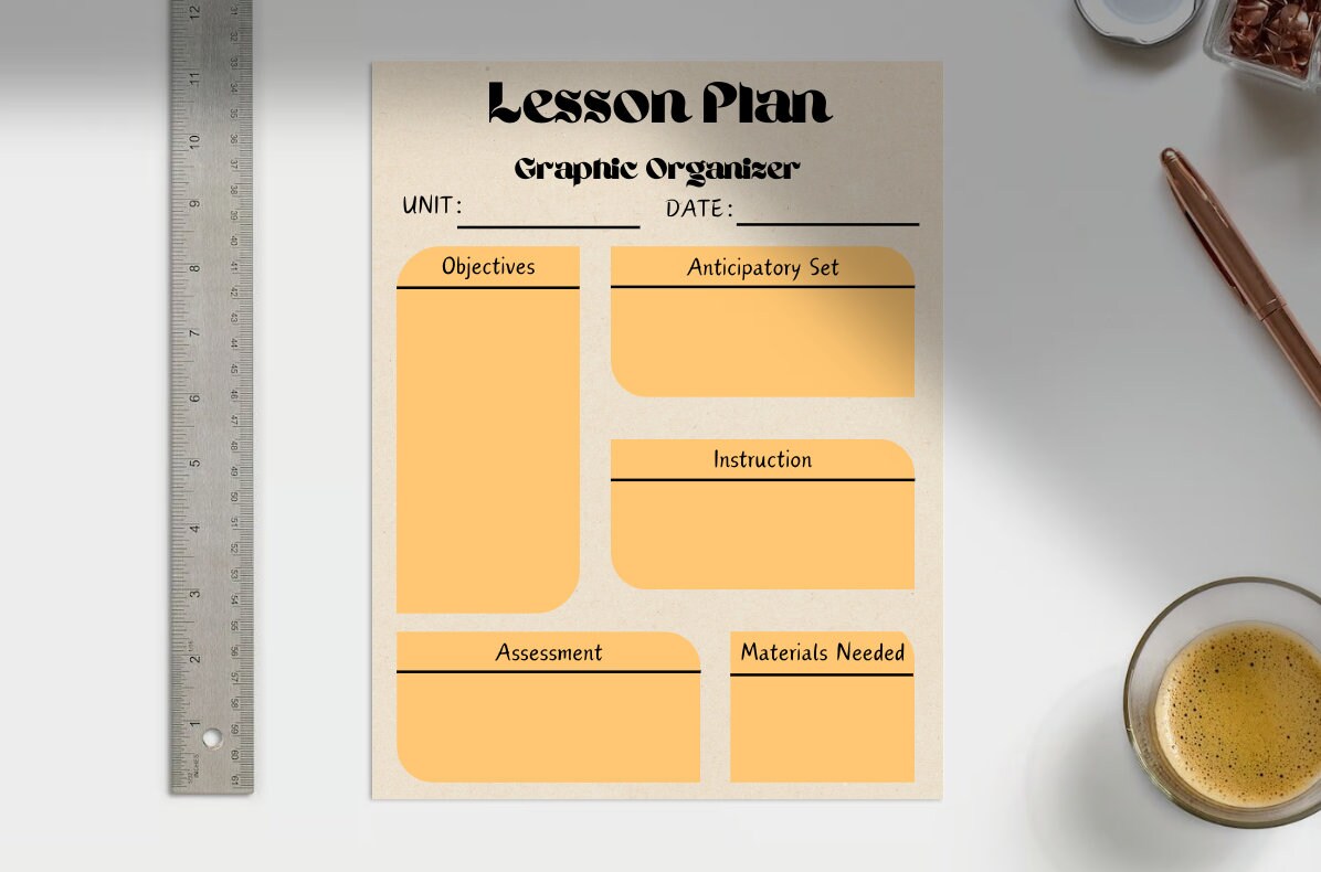 Lesson Plan Graphic Organizer, Green - for Teachers, Administration ...
