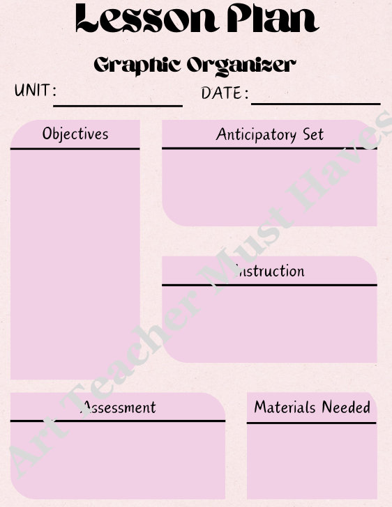 Lesson Plan Graphic Organizer, Green - for Teachers, Administration ...