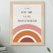 Minimalist Motivational Poster, "you Are MORE Than Enough" - for ...