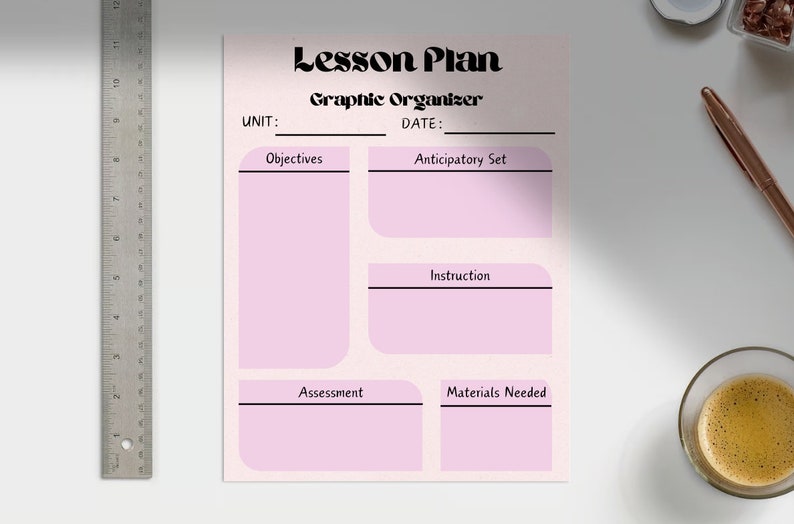 Lesson Plan Graphic Organizer, Green - for Teachers, Administration ...