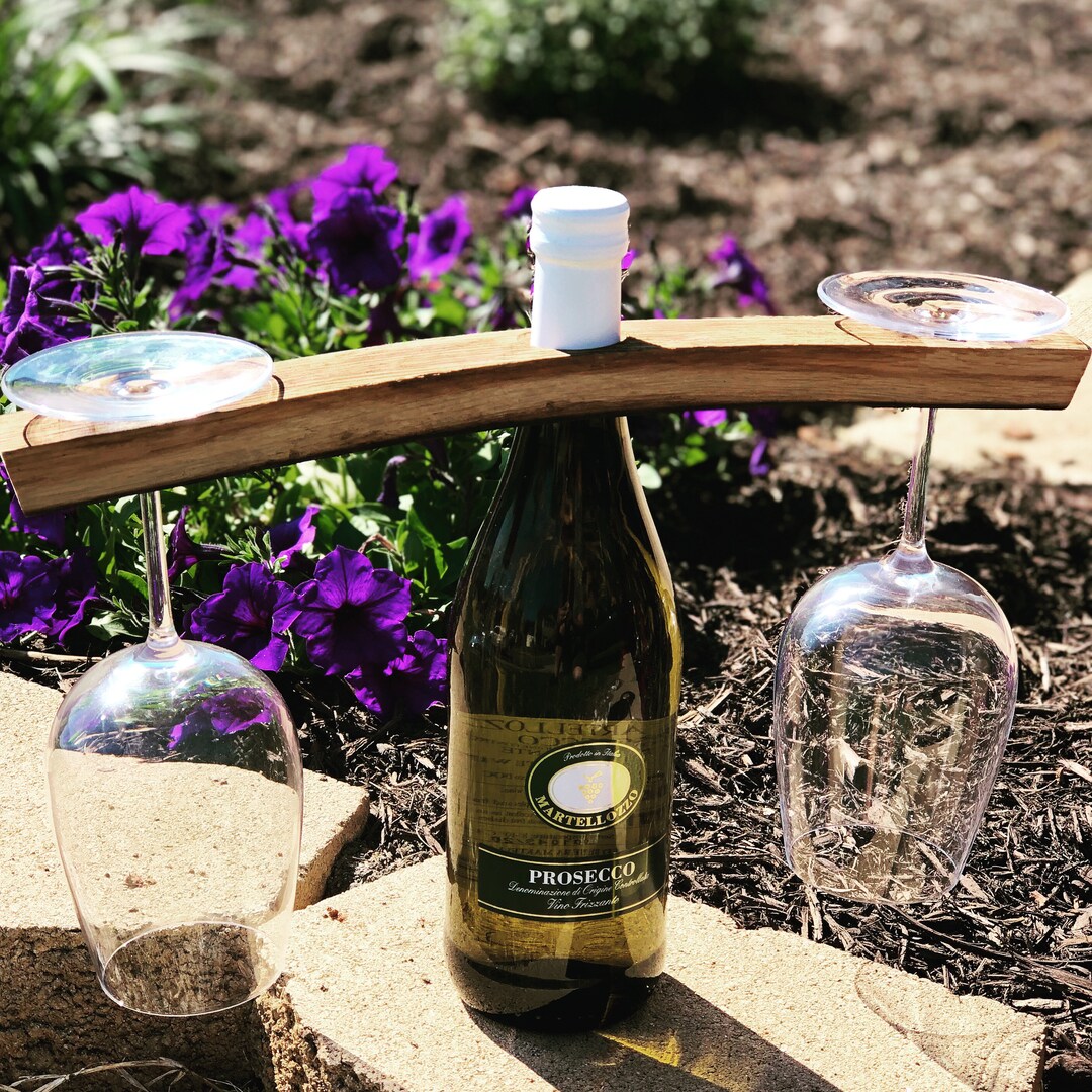 The Wine Butler - Barrel Stave | Reclaimed Bourbon Barrel Wood Wine and ...