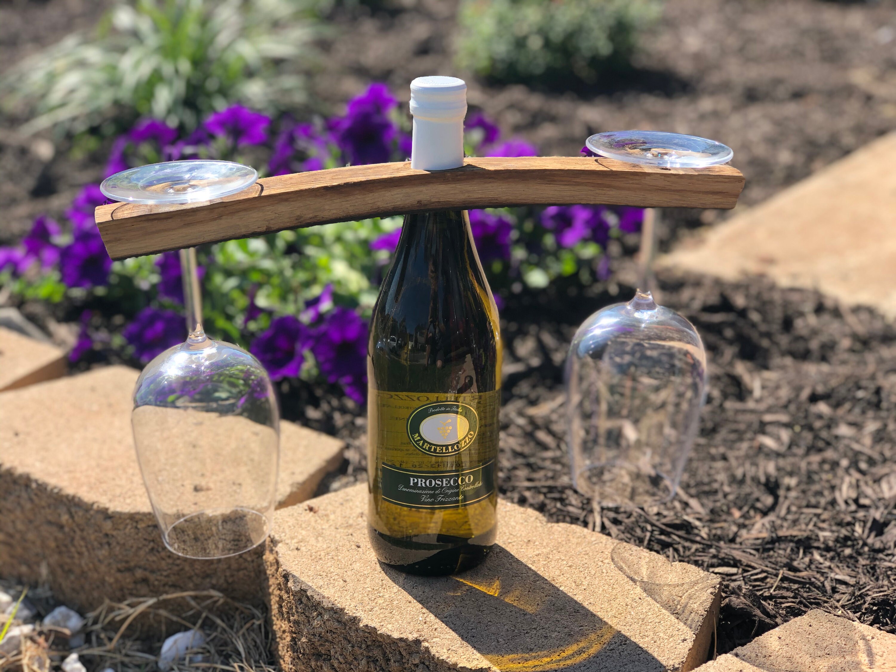 The Wine Butler - Barrel Stave | Reclaimed Bourbon Barrel Wood Wine and ...