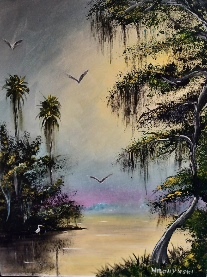 Florida Highwaymen Style - Original Painting - " Johns Paradise " - Etsy