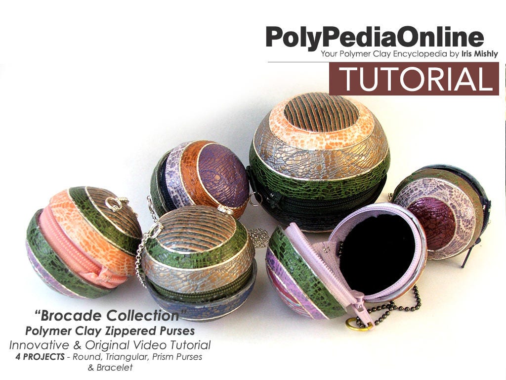Polymer Clay Tutorial, DIY Beads, Polymer Clay Jewelry, DIY Kit, PDF ...