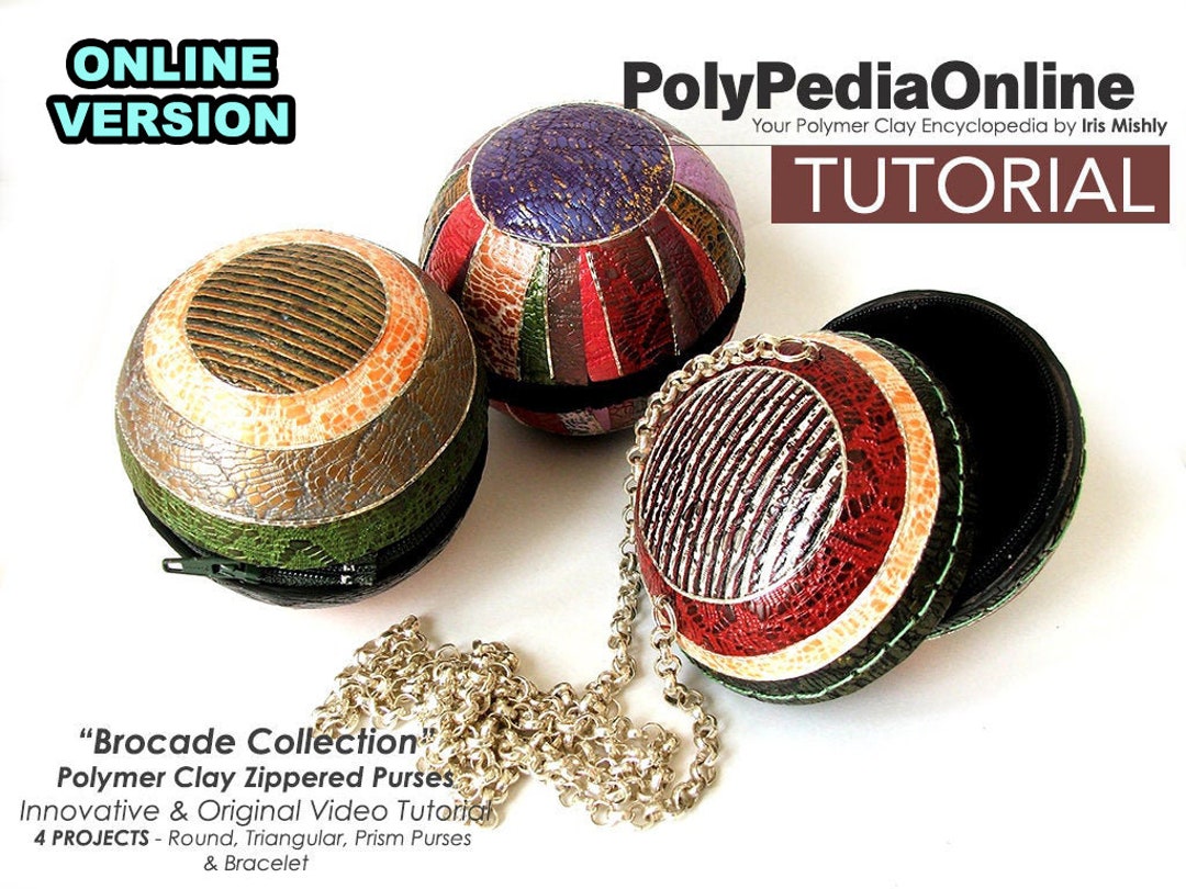 Polymer Clay Tutorial, DIY Beads, Polymer Clay Jewelry, DIY Kit, PDF ...