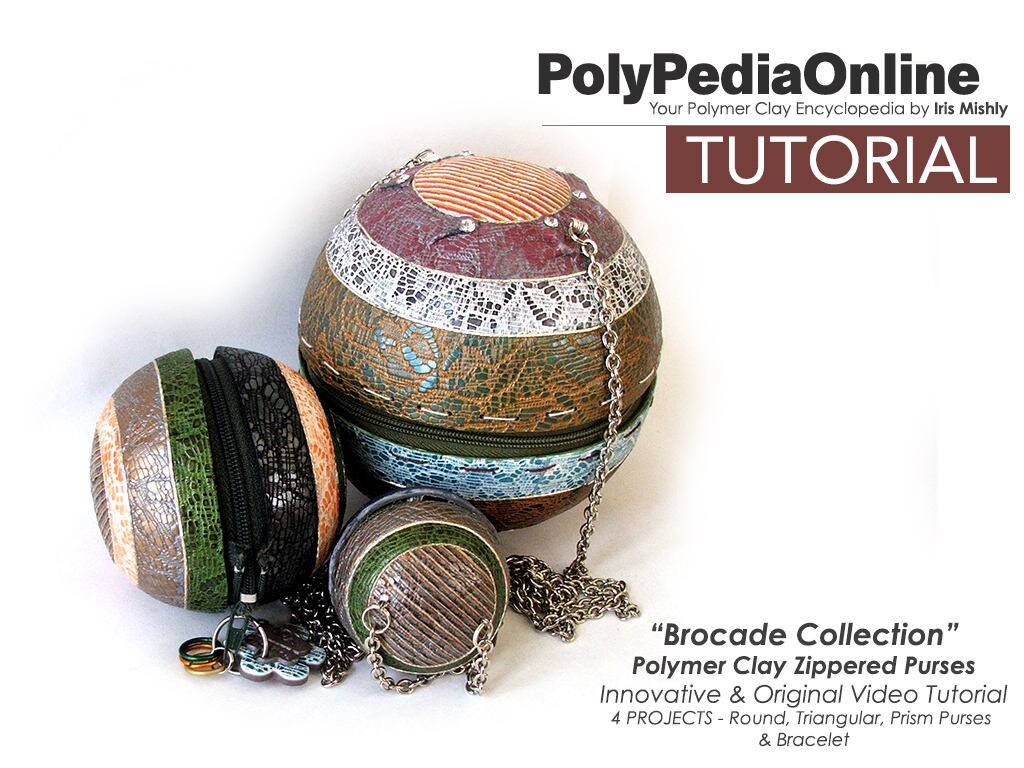 Polymer Clay Tutorial, DIY Beads, Polymer Clay Jewelry, DIY Kit, PDF ...
