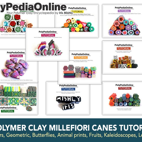 Polymer Clay Cane Tutorials - Etsy