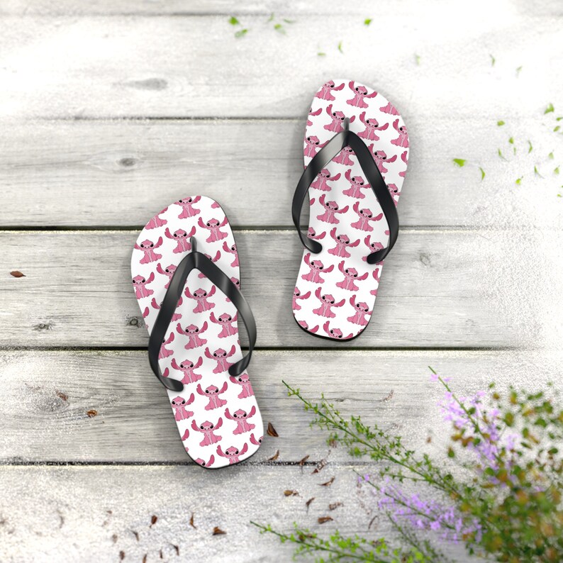 Stitch angel Flip Flops - Etsy