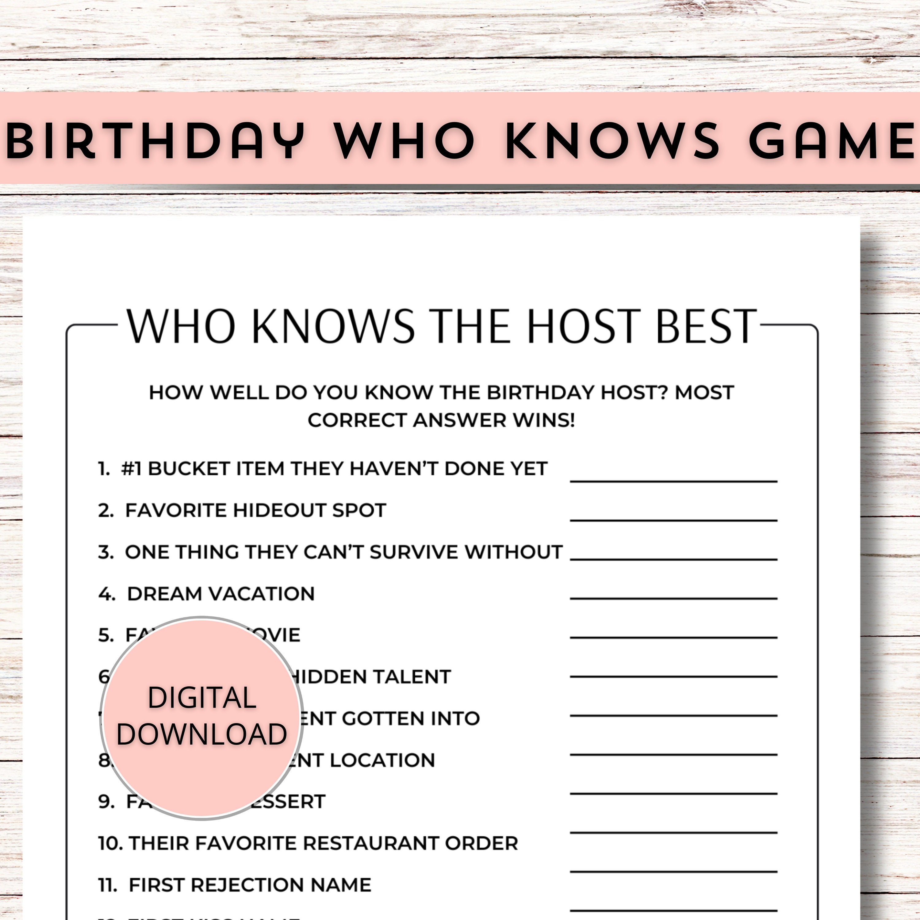 Who Knows Game, Who Knows Who, Who Know Party Game, Who Knows Best, Who ...