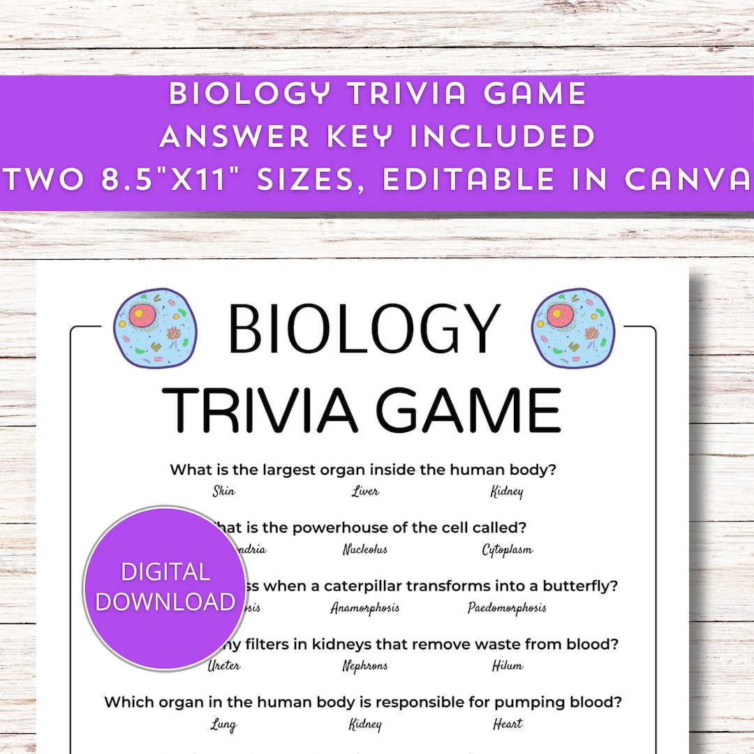 Cell Biology, Microbiology, School Trivia, Fun Trivia Quiz, Trivia ...