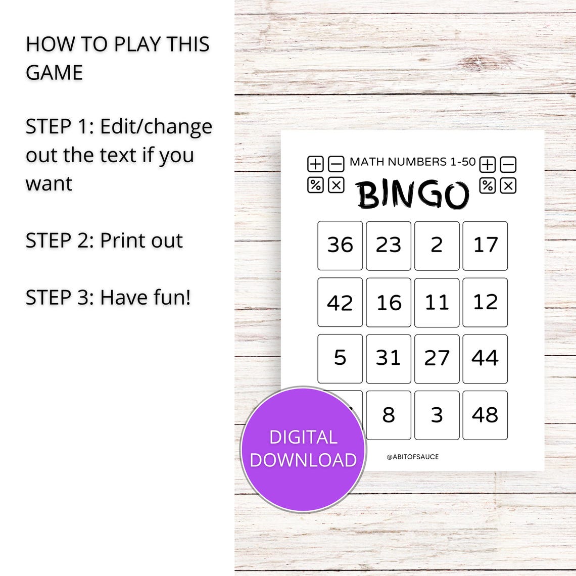 Classroom Bingo, Learn Math, Math Game, 1st Grade Math, School Bingo ...
